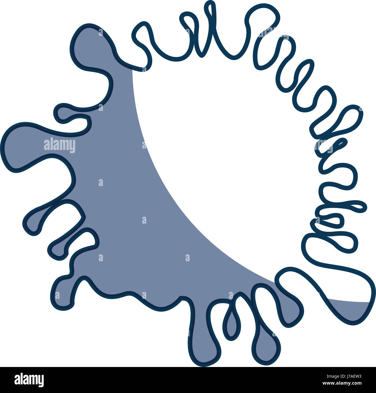 Water splash on frozen Stock Vector Images - Alamy