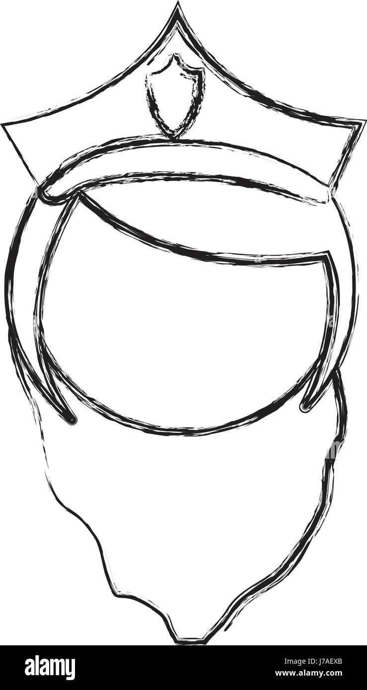 Police woman character Black and White Stock Photos & Images - Alamy