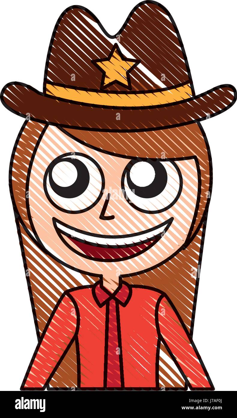 female sheriff avatar character Stock Vector Image & Art - Alamy