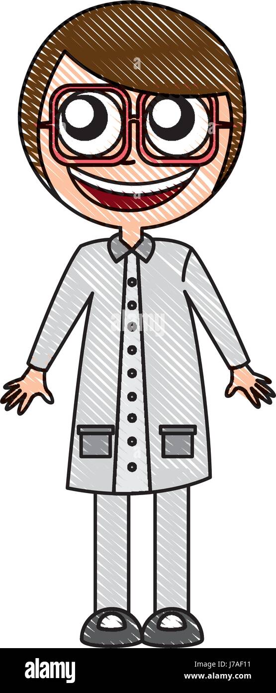 Female nerd avatar character hi-res stock photography and images - Alamy
