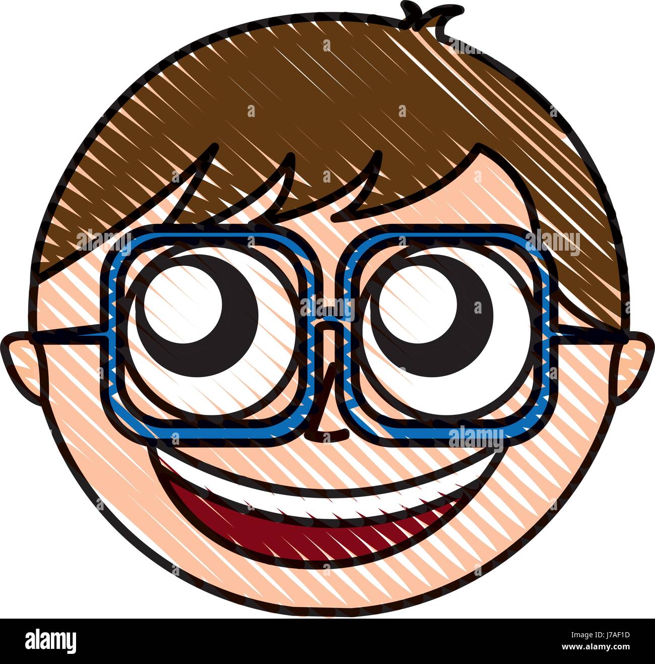 male nerd avatar character Stock Vector Image & Art - Alamy