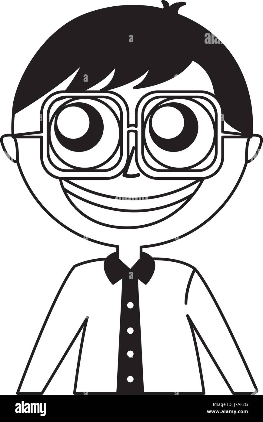 male nerd avatar character Stock Vector Image & Art - Alamy