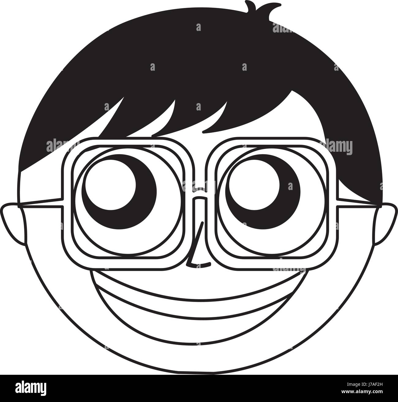 male nerd avatar character Stock Vector Image & Art - Alamy