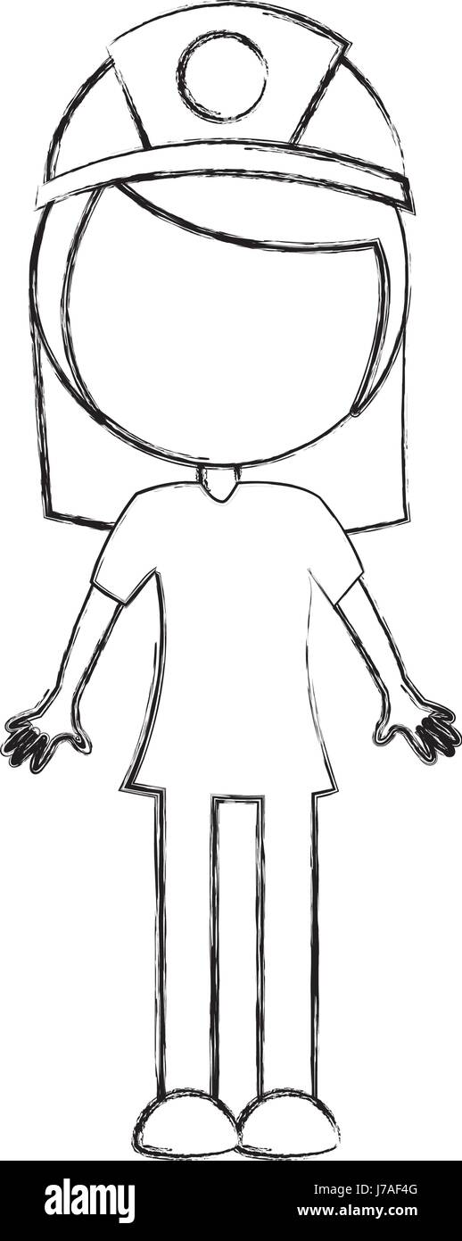 Professional female engineer hard hat Black and White Stock Photos ...