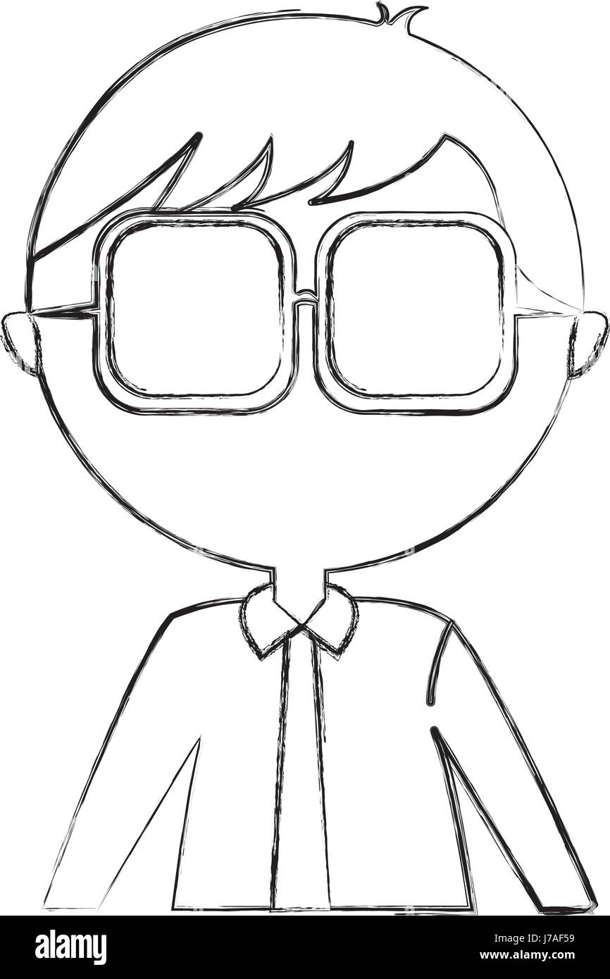 male nerd avatar character Stock Vector Image & Art - Alamy
