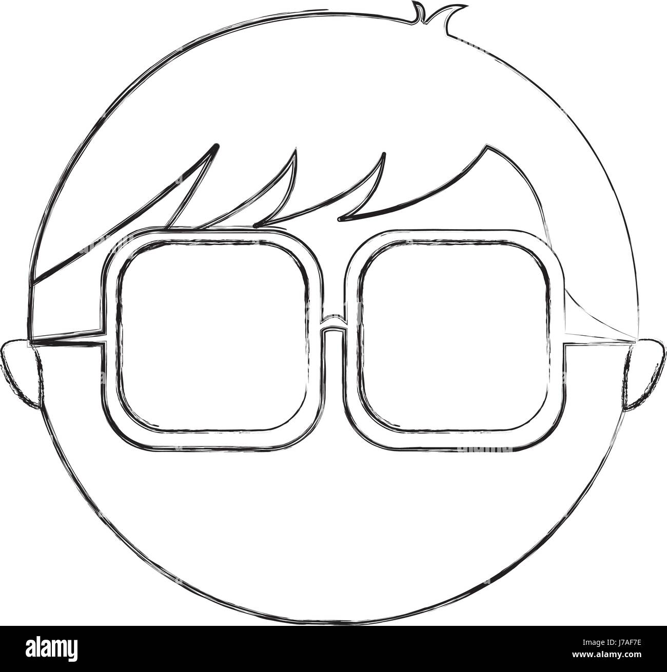 male nerd avatar character Stock Vector Image & Art - Alamy