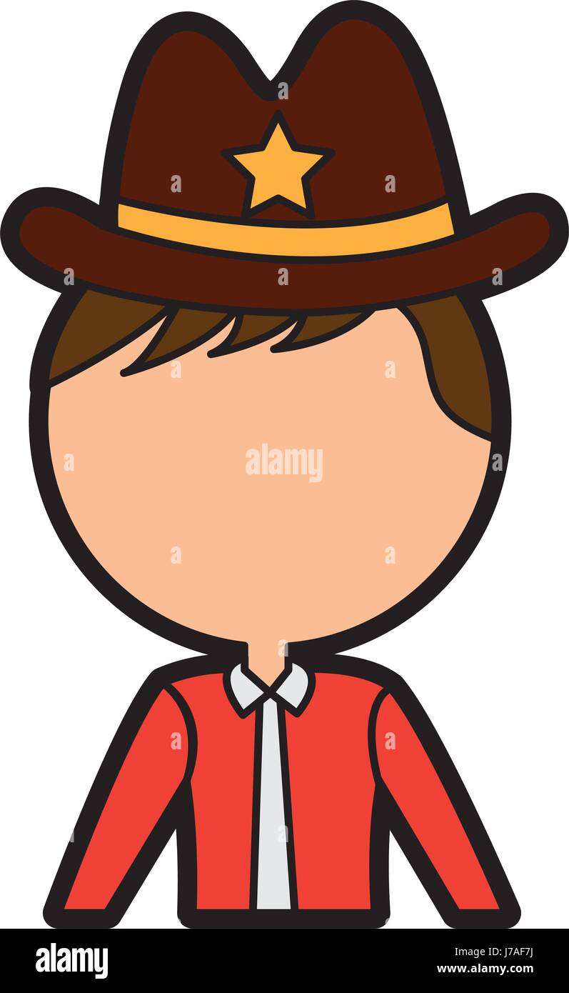 male sheriff avatar character Stock Vector Image & Art - Alamy