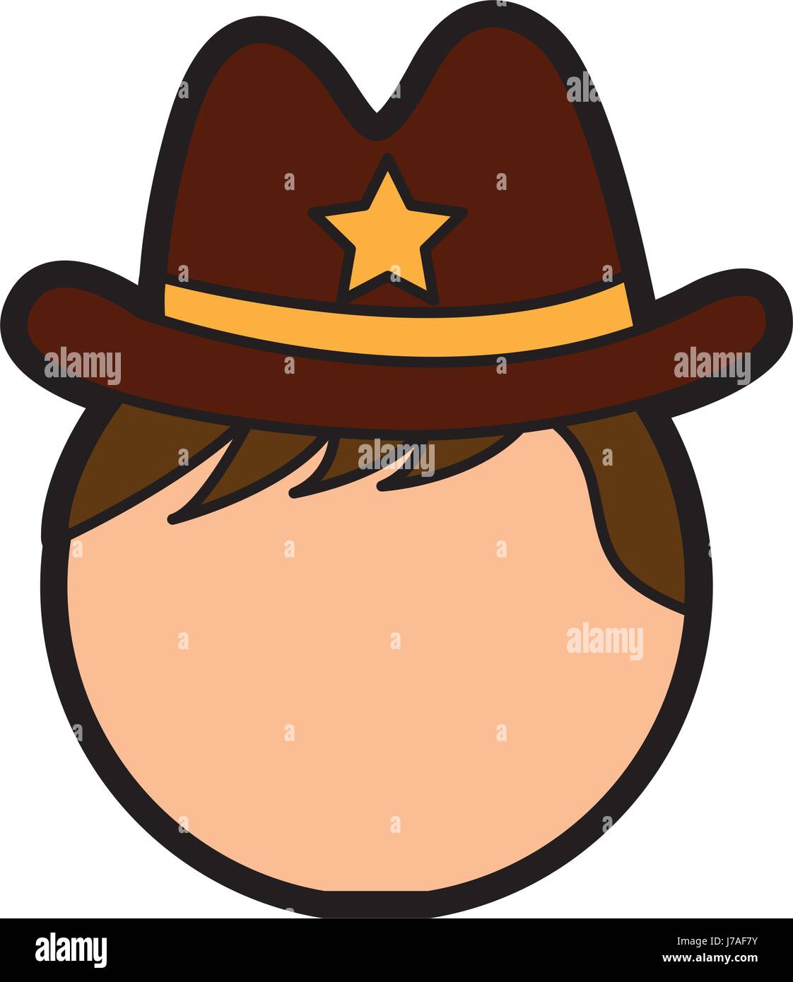 male sheriff avatar character Stock Vector Image & Art - Alamy