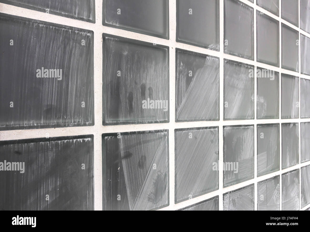 Background of square glass blocks Stock Photo - Alamy