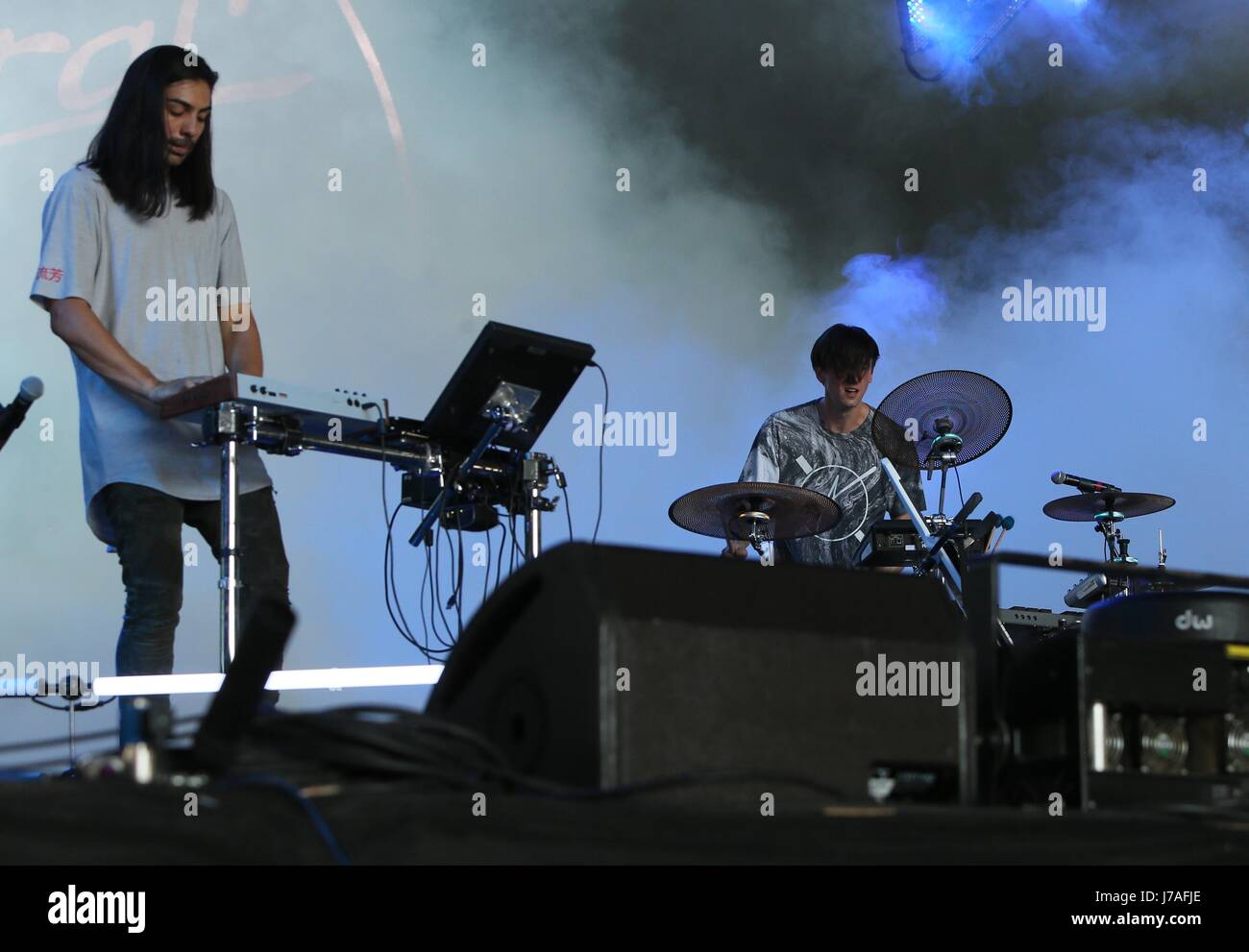 Autograf seen performing at Coachella weekend 2 day 2 Featuring: Mikul ...