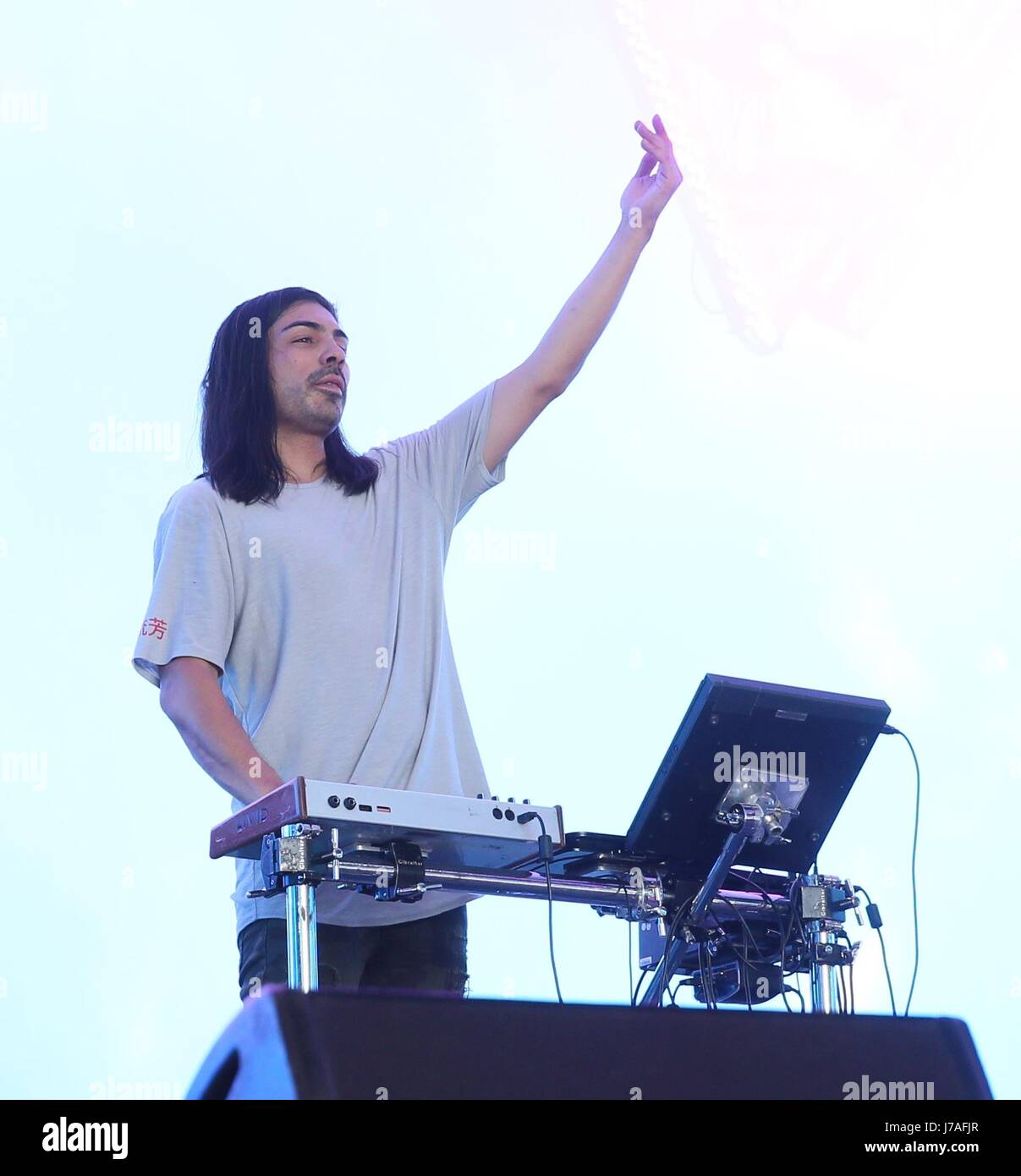 Autograf seen performing at Coachella weekend 2 day 2 Featuring: Mikul ...