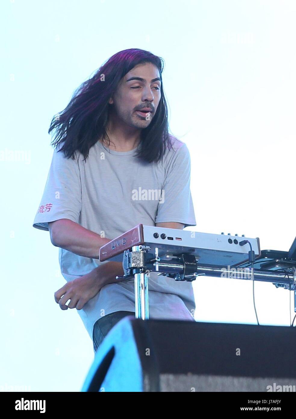 Autograf seen performing at Coachella weekend 2 day 2 Featuring: Mikul ...