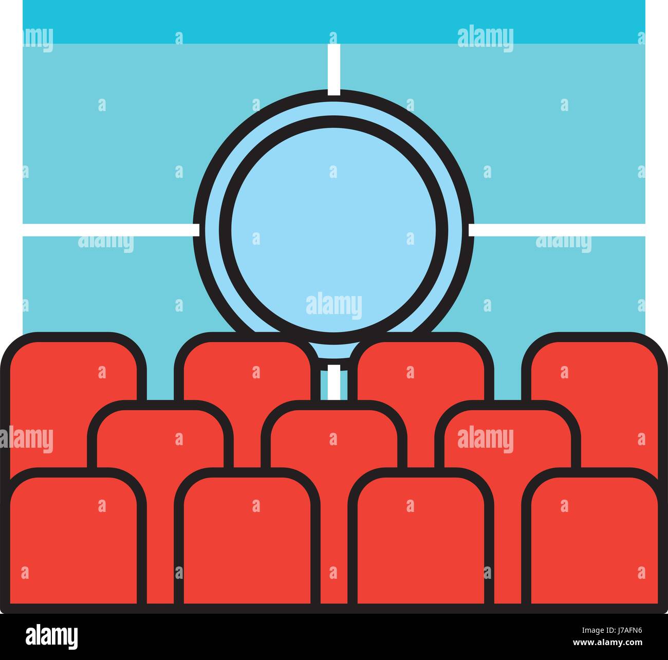 Dark movie scene Stock Vector Images - Alamy