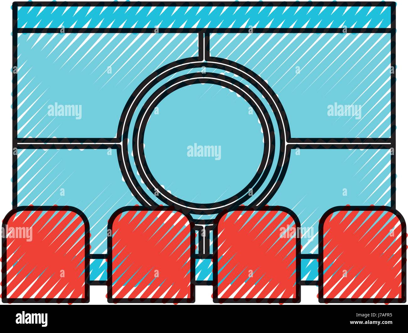 cinema scene isolated icon Stock Vector Image & Art - Alamy