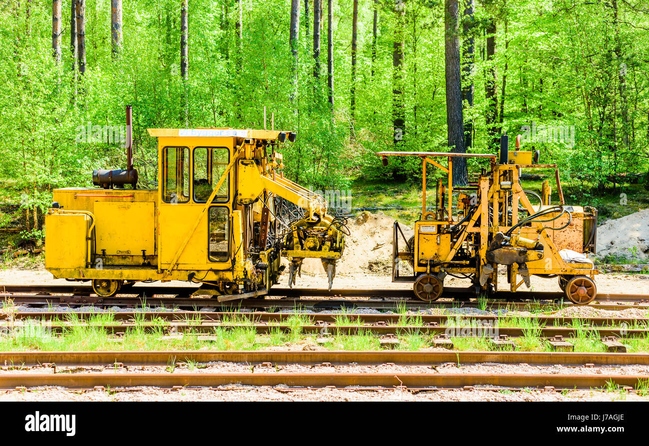 Antique rail maintenance cars hi-res stock photography and images - Alamy