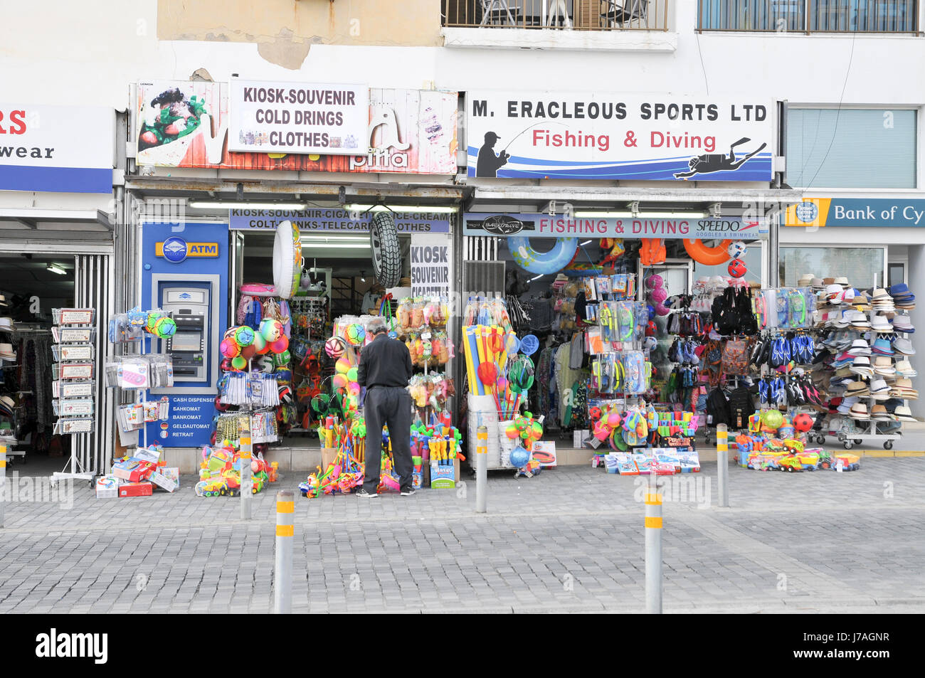 Souvenir shop in Paphos, Cyprus Stock Photo - Alamy