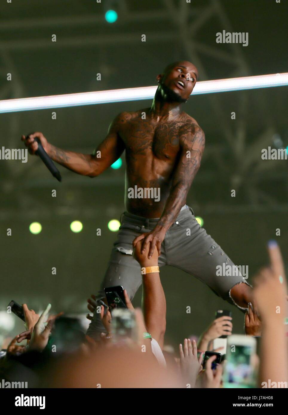 Tory Lanez performing at Coachella weekend 2 -Day 2 Featuring: Tory ...
