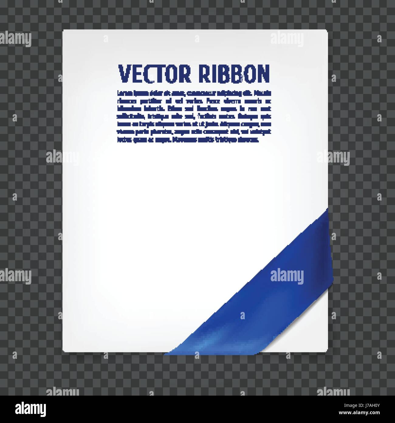 Corner vector ribbon Stock Vector Image & Art - Alamy
