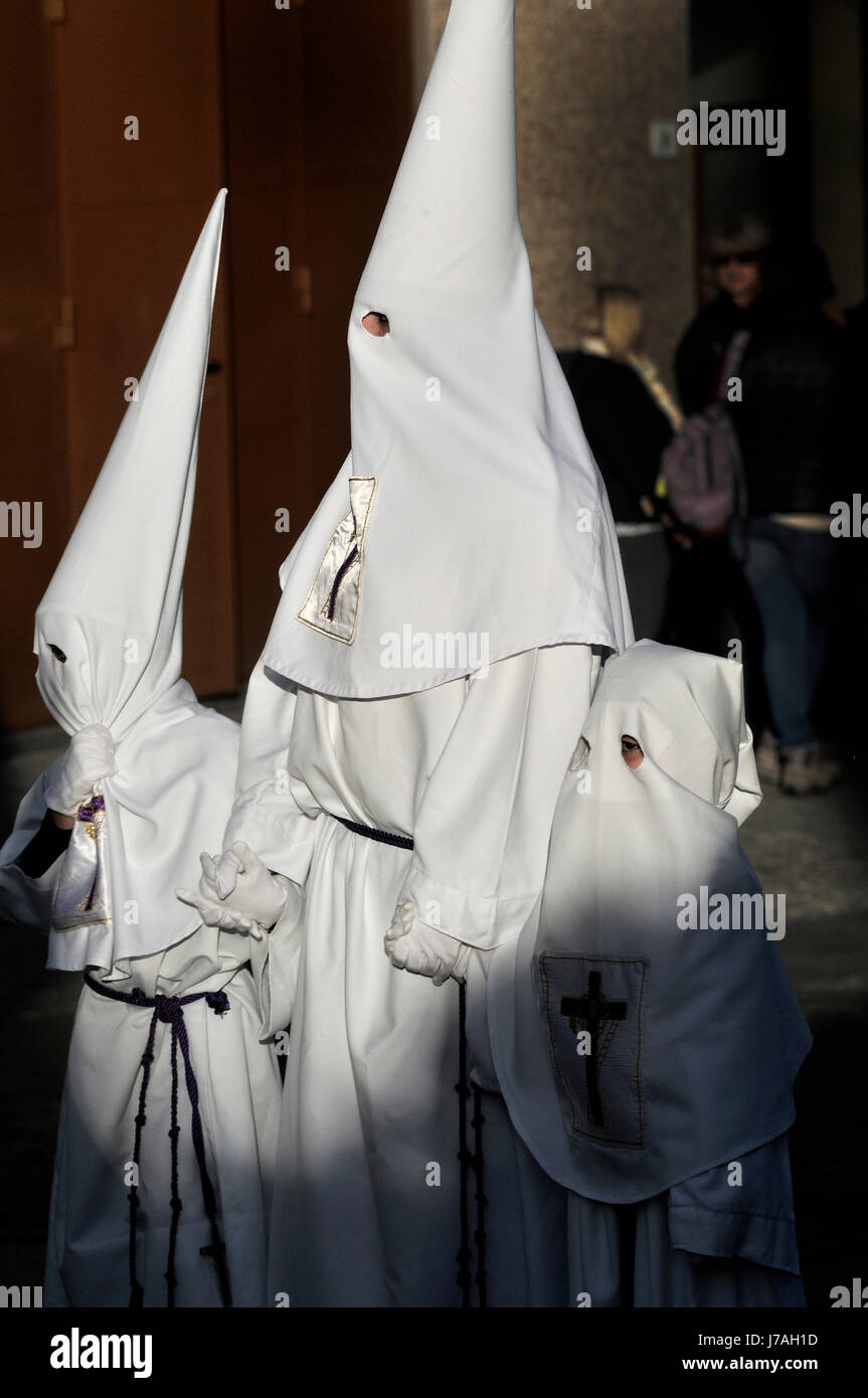 Good Friday procession in San Lorenzo de El Escorial, Madrid. Spain ...