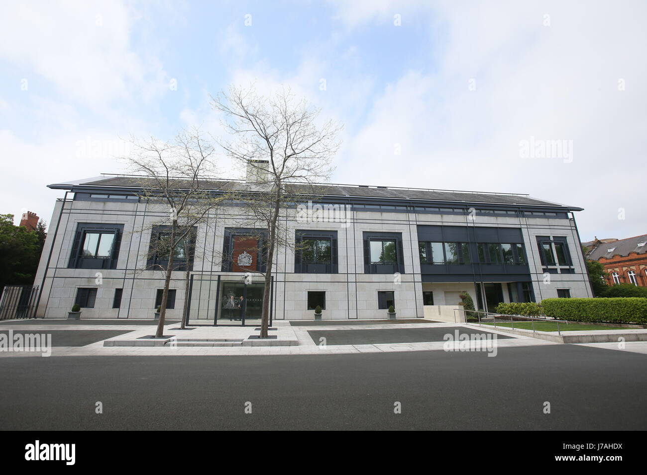 A general view of the British Embassy in Dublin Stock Photo - Alamy