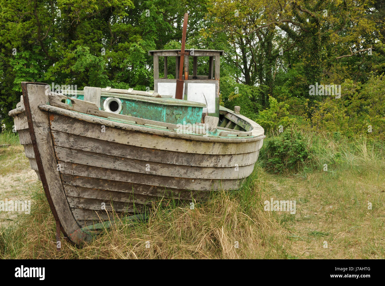 old fishing boat Stock Photo - Alamy