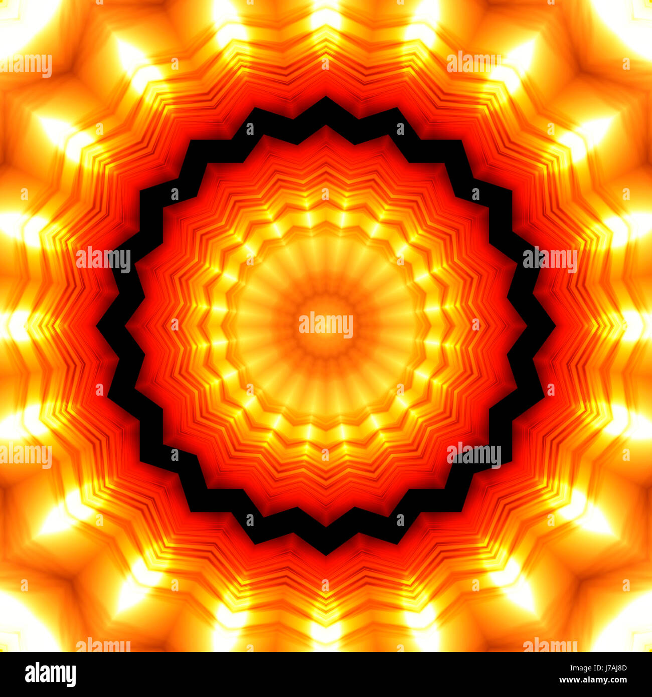 ring of fire mandala 01 Stock Photo - Alamy