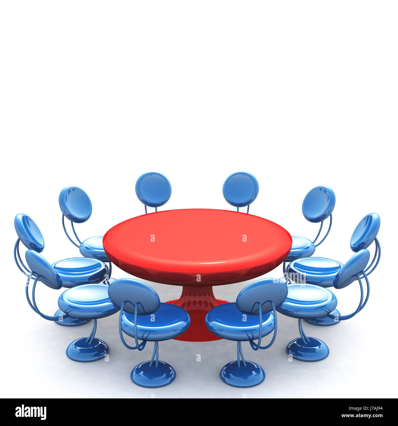 meeting red blue Stock Photo - Alamy