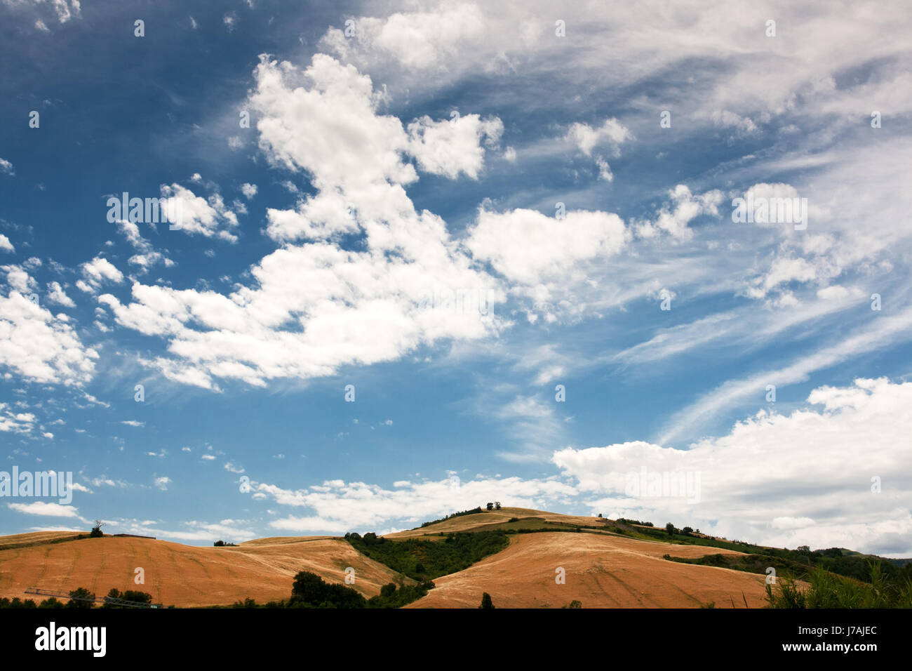 landscape in the marche,italy Stock Photo - Alamy