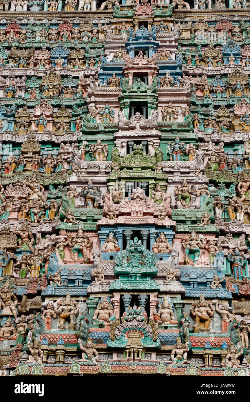blue temple god centre carving clouds close blue religion temple god ...