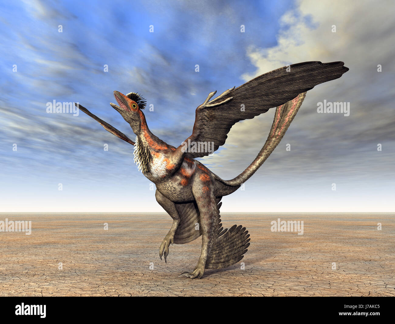 Microraptor dinosaur hi-res stock photography and images - Alamy