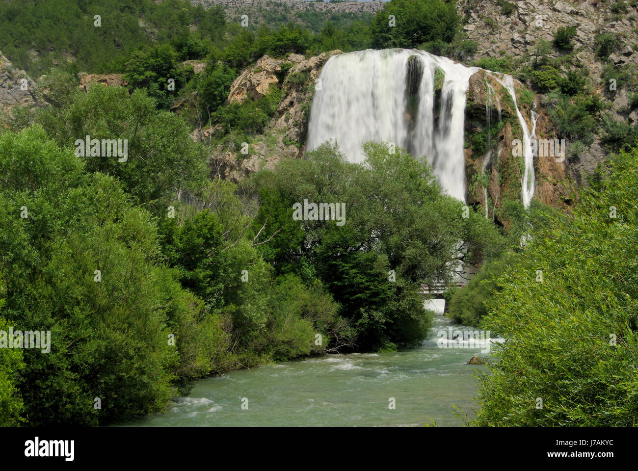 krcic waterfalls - krcic waterfall 03 Stock Photo - Alamy