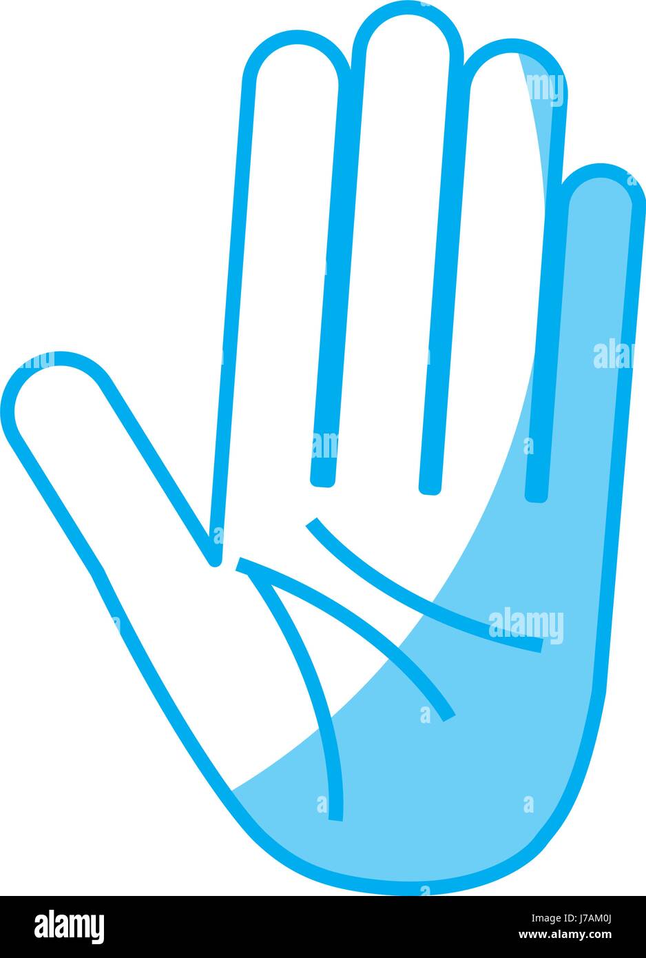 human hand icon Stock Vector Image & Art - Alamy