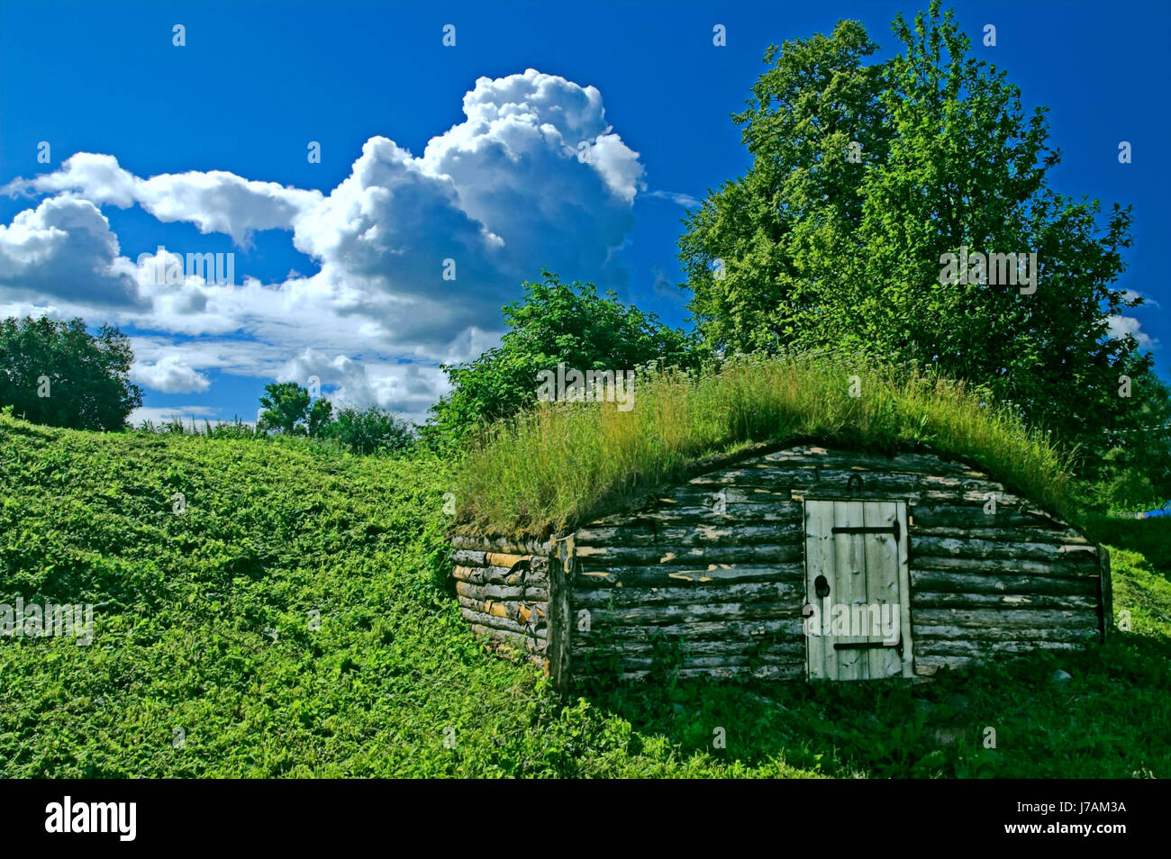 house building tree trees country landscape scenery countryside nature ...