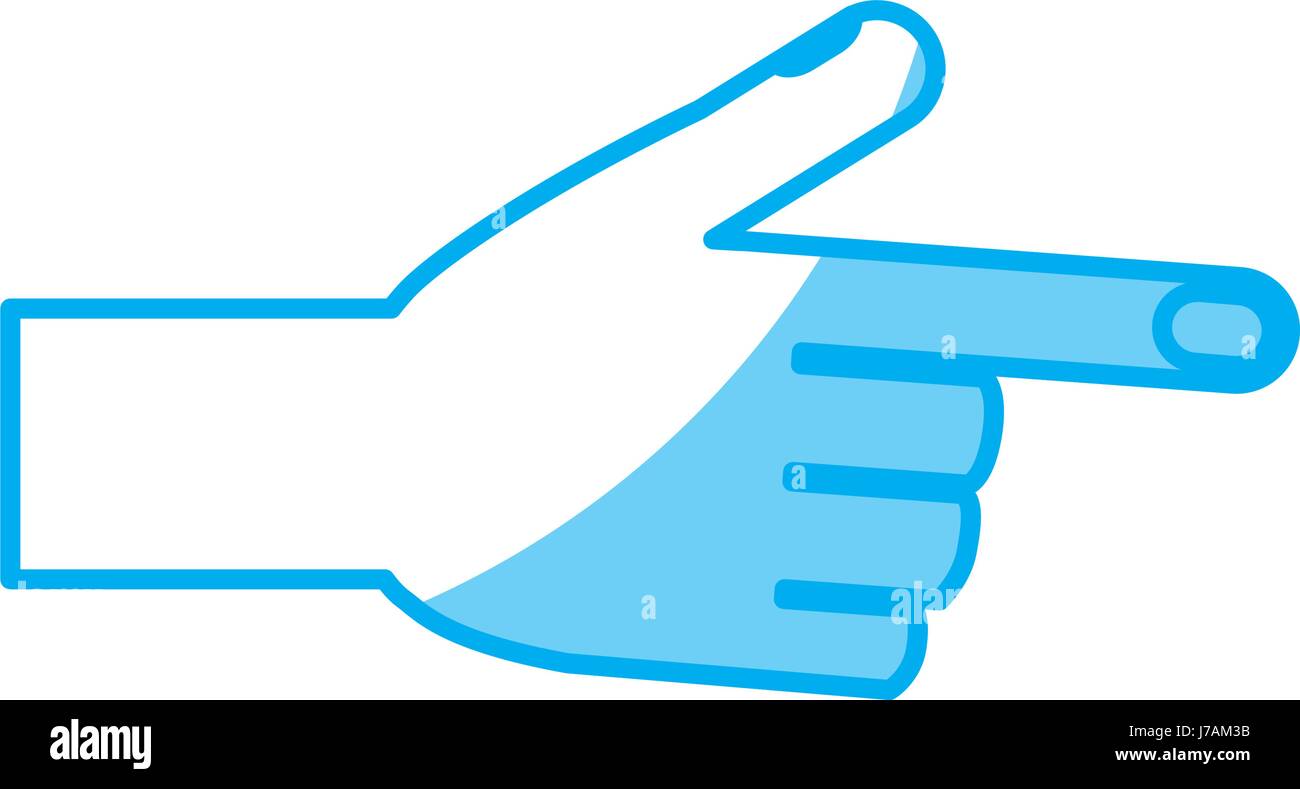 human hand icon Stock Vector Image & Art - Alamy