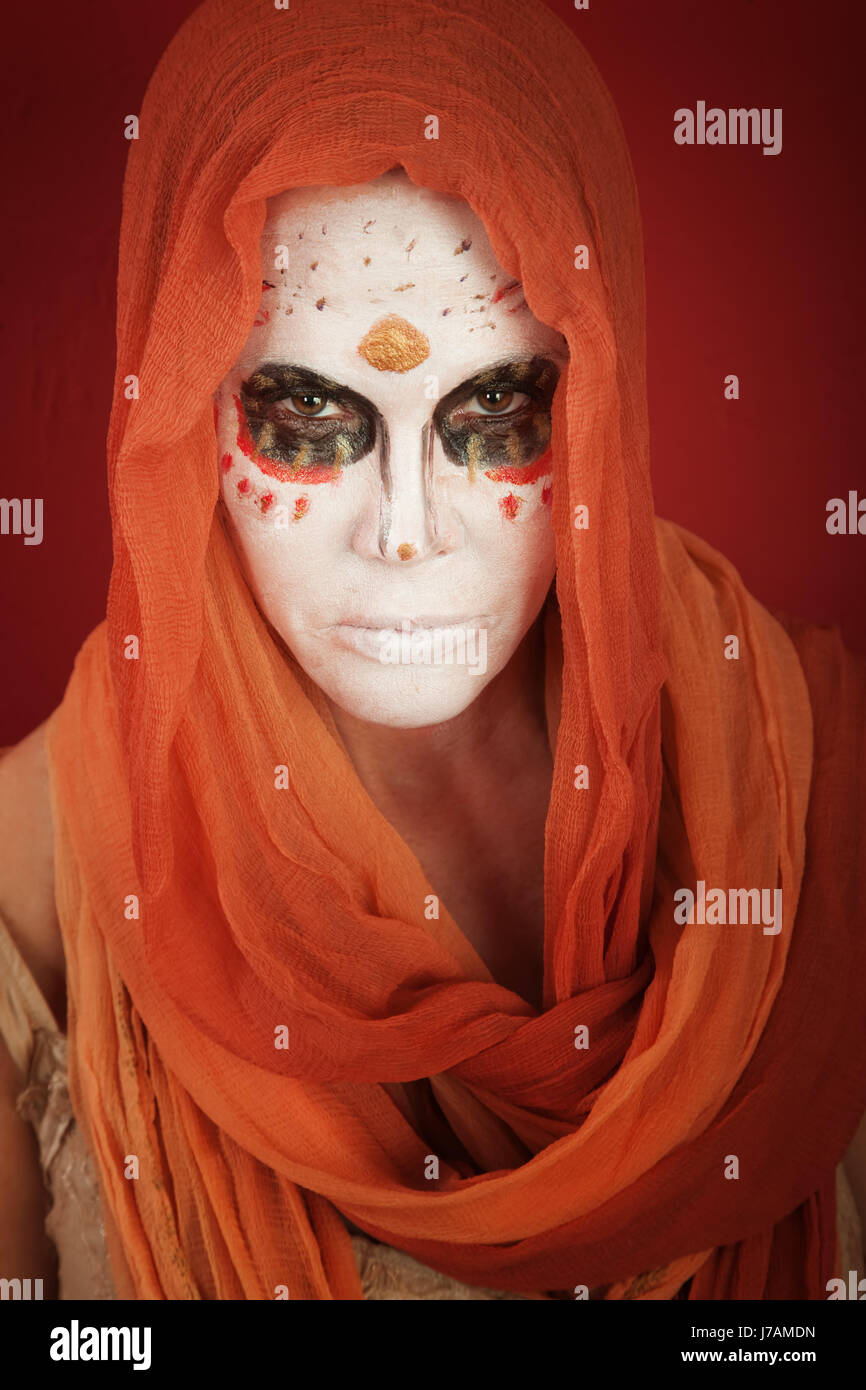 woman women lady ghost mad crazy makeup holy sacred girl girls woman ...