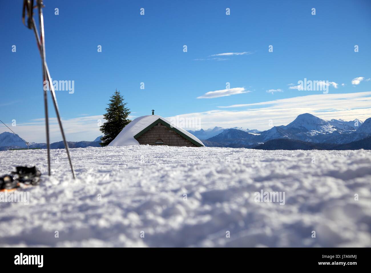 mountains winter alp mountain shelter snow mountains winter alps hike ...