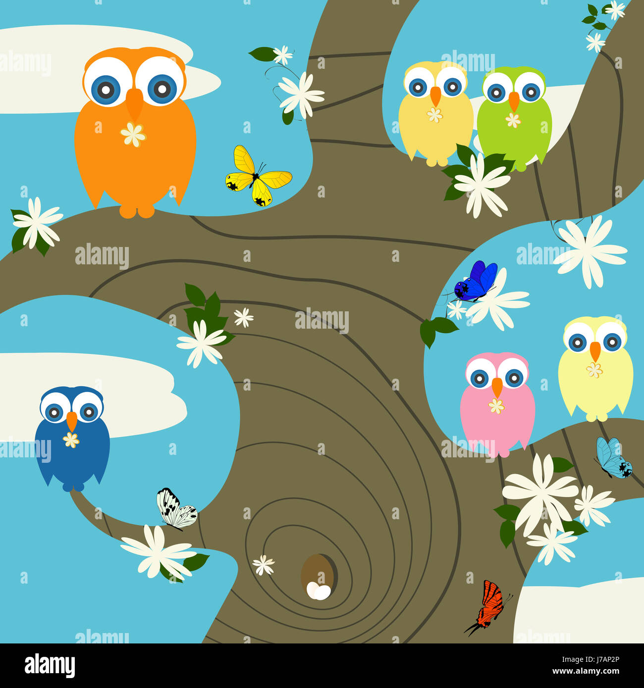 art animal bird bloom blossom flourish flourishing cartoon adorable ...