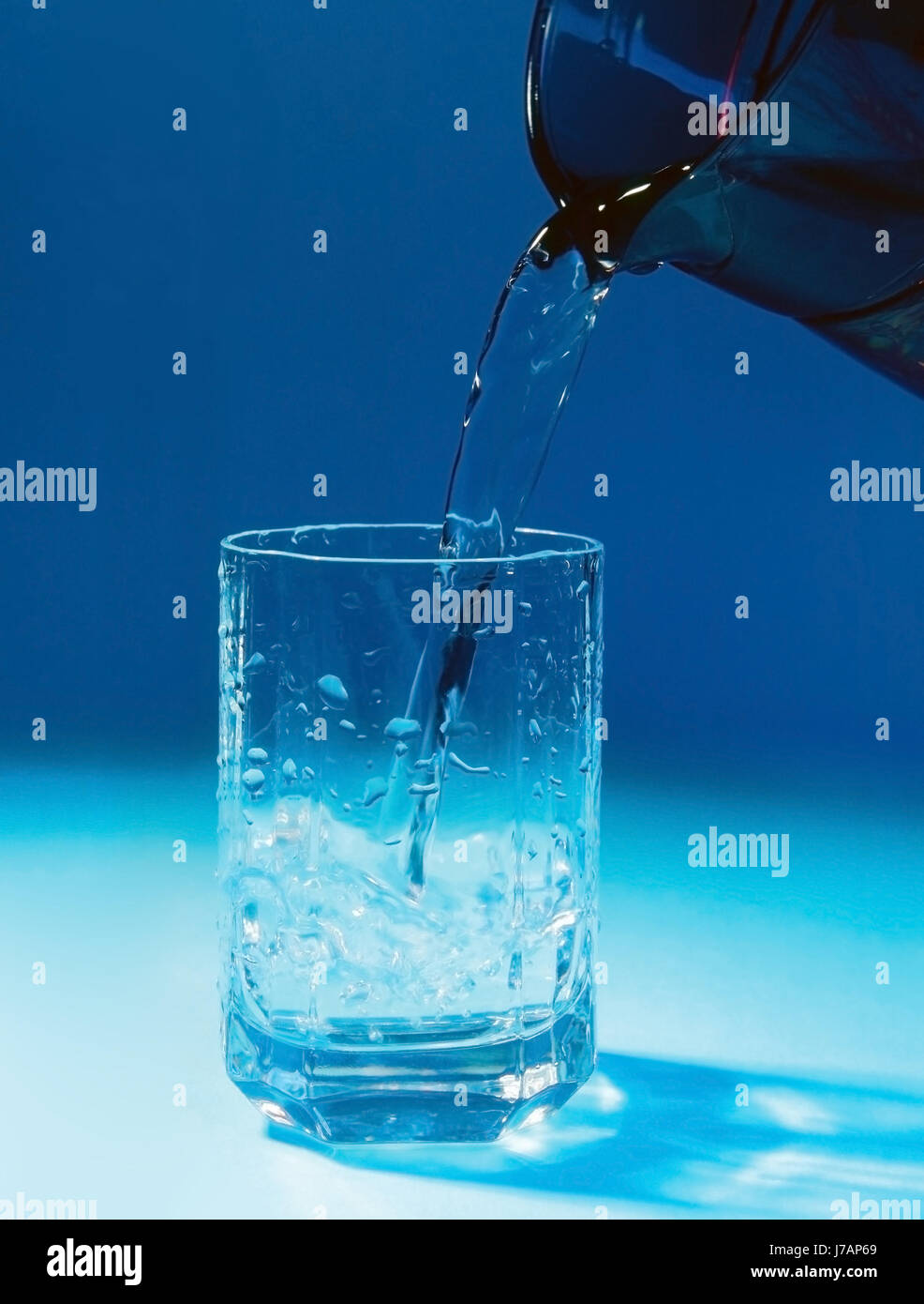 blue glass chalice tumbler drink drinking bibs liquid beverage clean ...