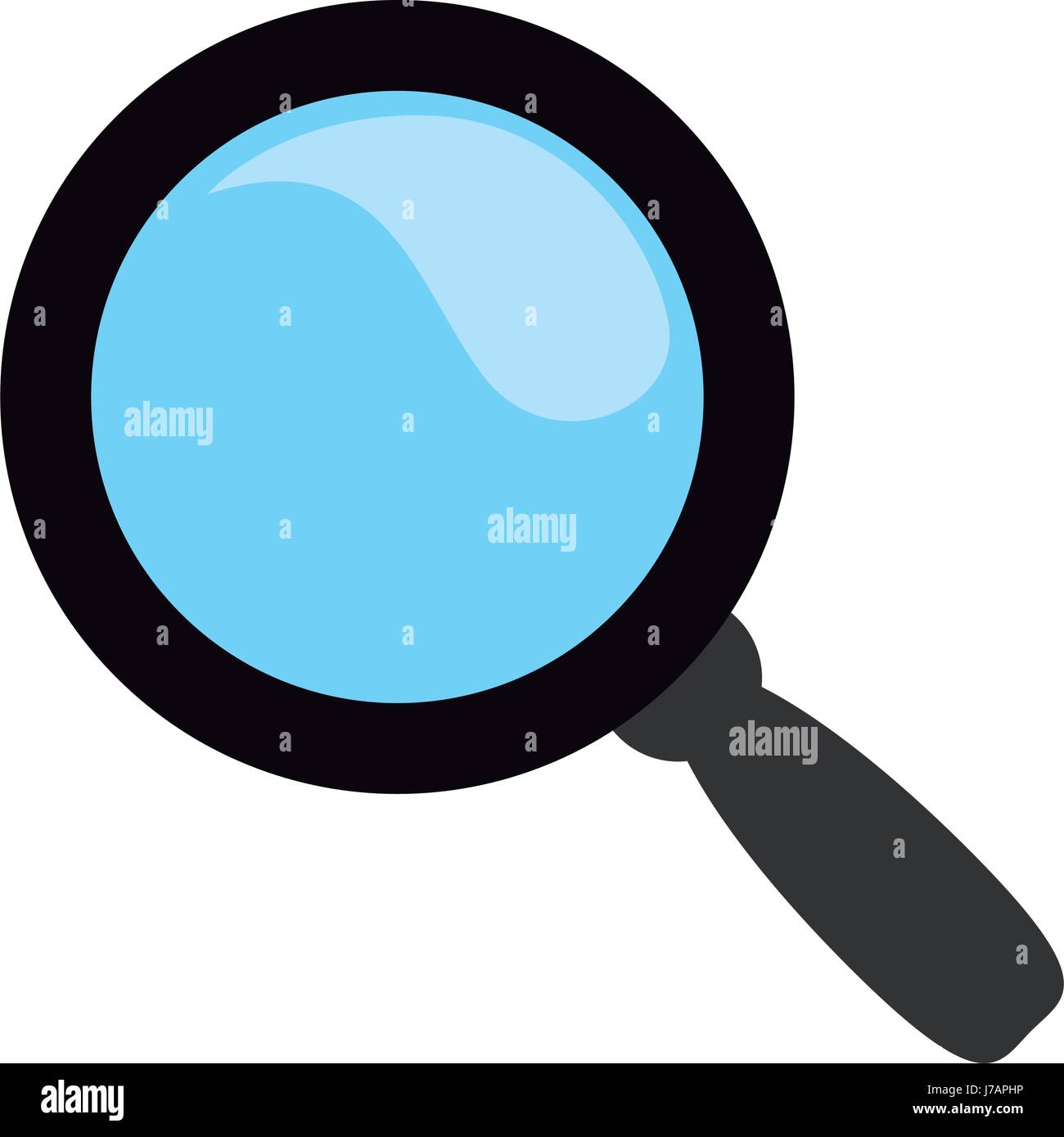 Magnifying glass lupe Stock Vector Image & Art - Alamy