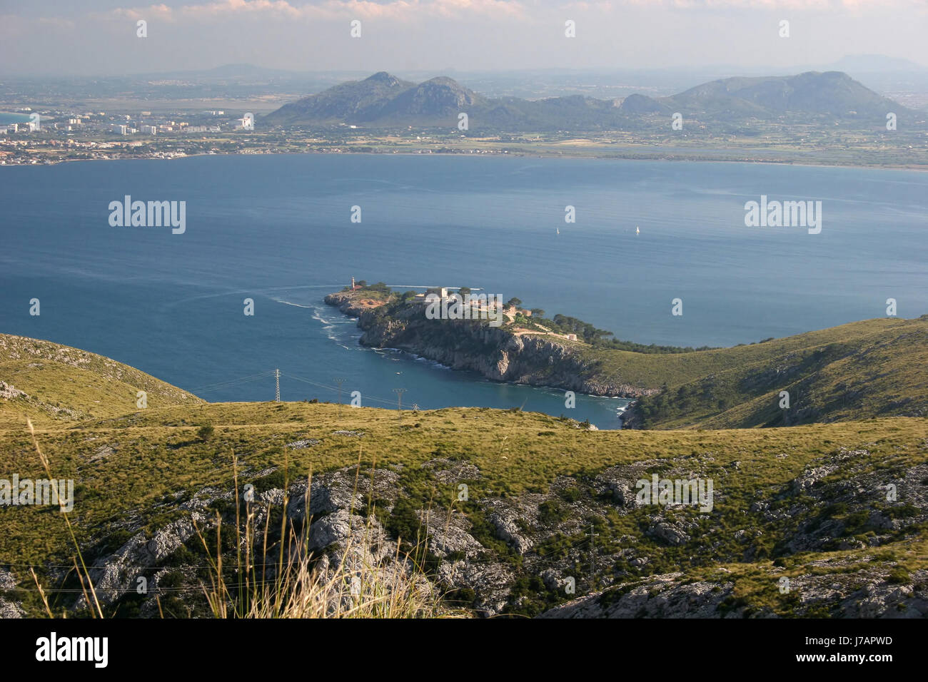 bay of pollensa in majorca Stock Photo - Alamy
