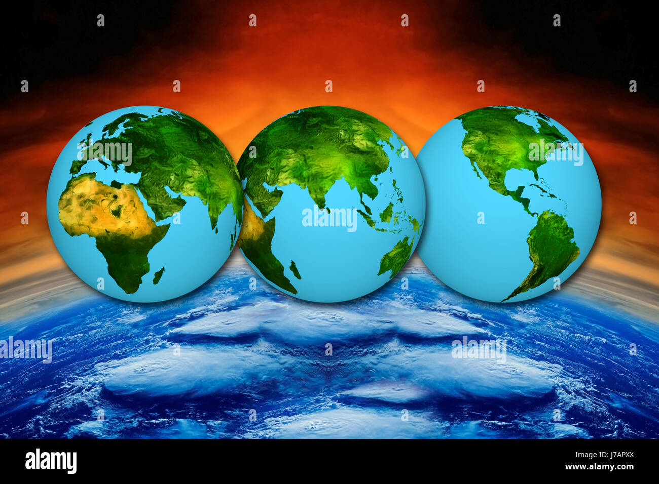 sunset country globe planet earth world clouds map atlas map of the ...