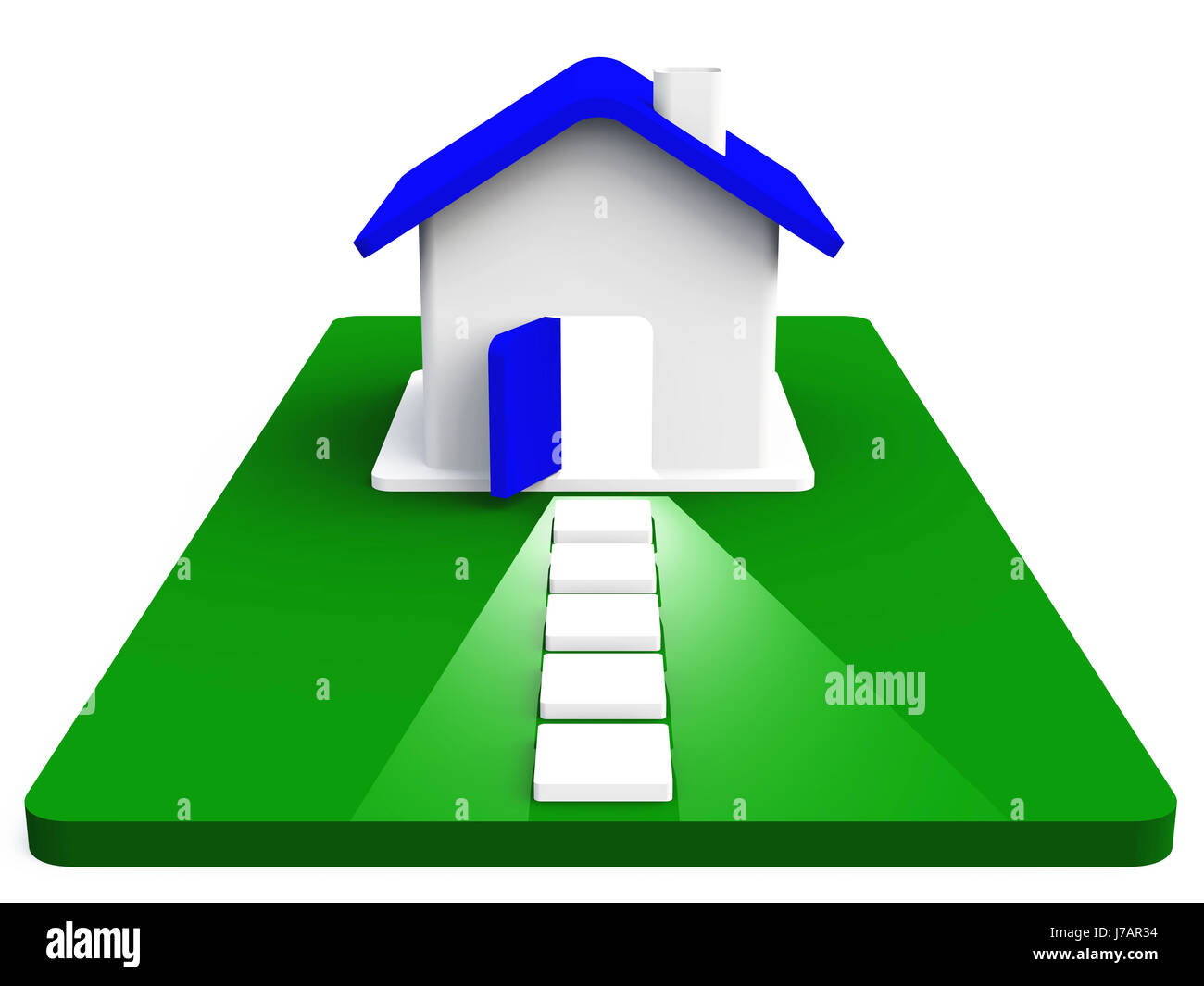 blue house building style of construction architecture architectural ...