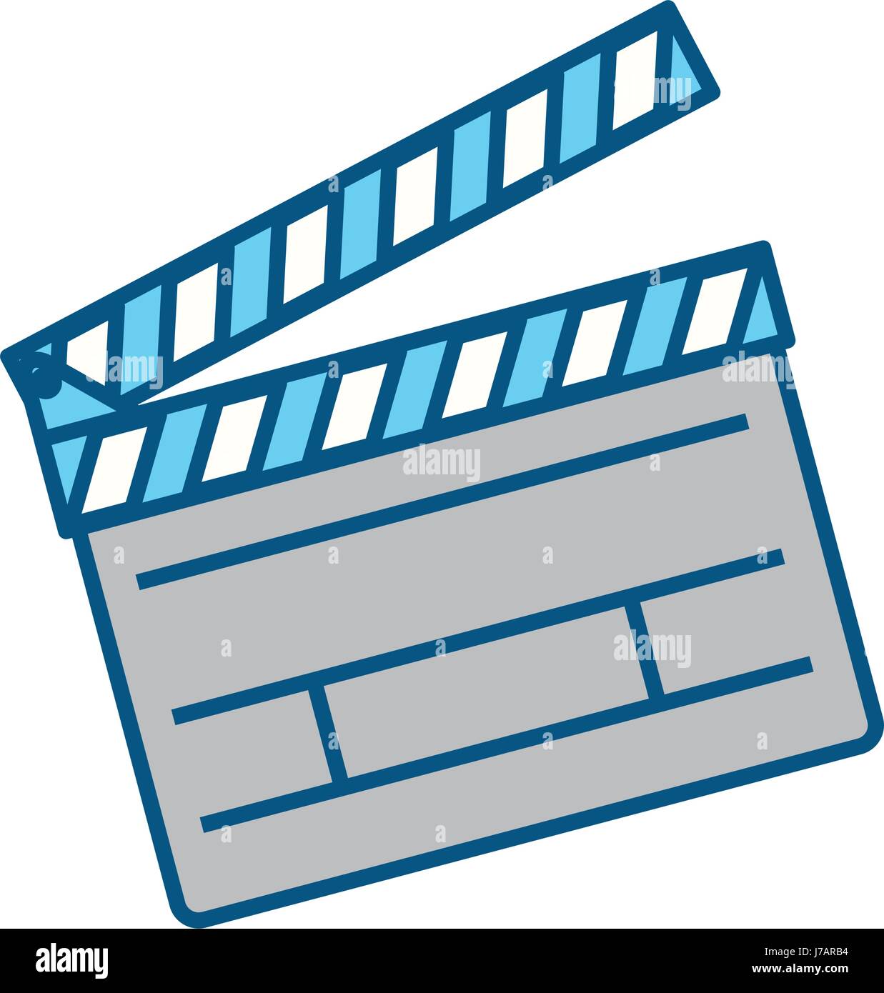 clapper board action video filmstrips Stock Vector Image & Art - Alamy
