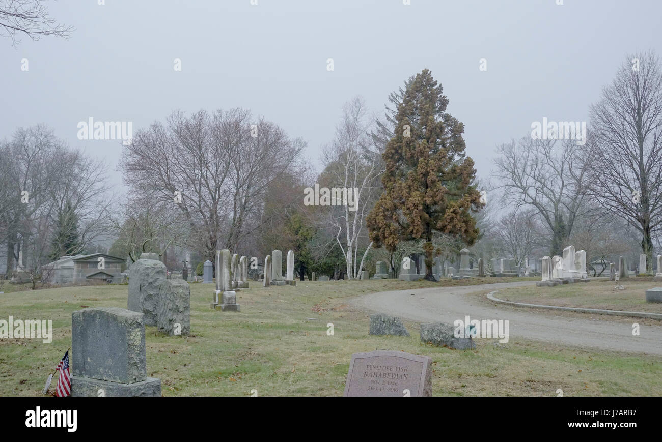 Cemetery located at Mystic River in Mystic - MYSTIC - CONNECTICUT ...