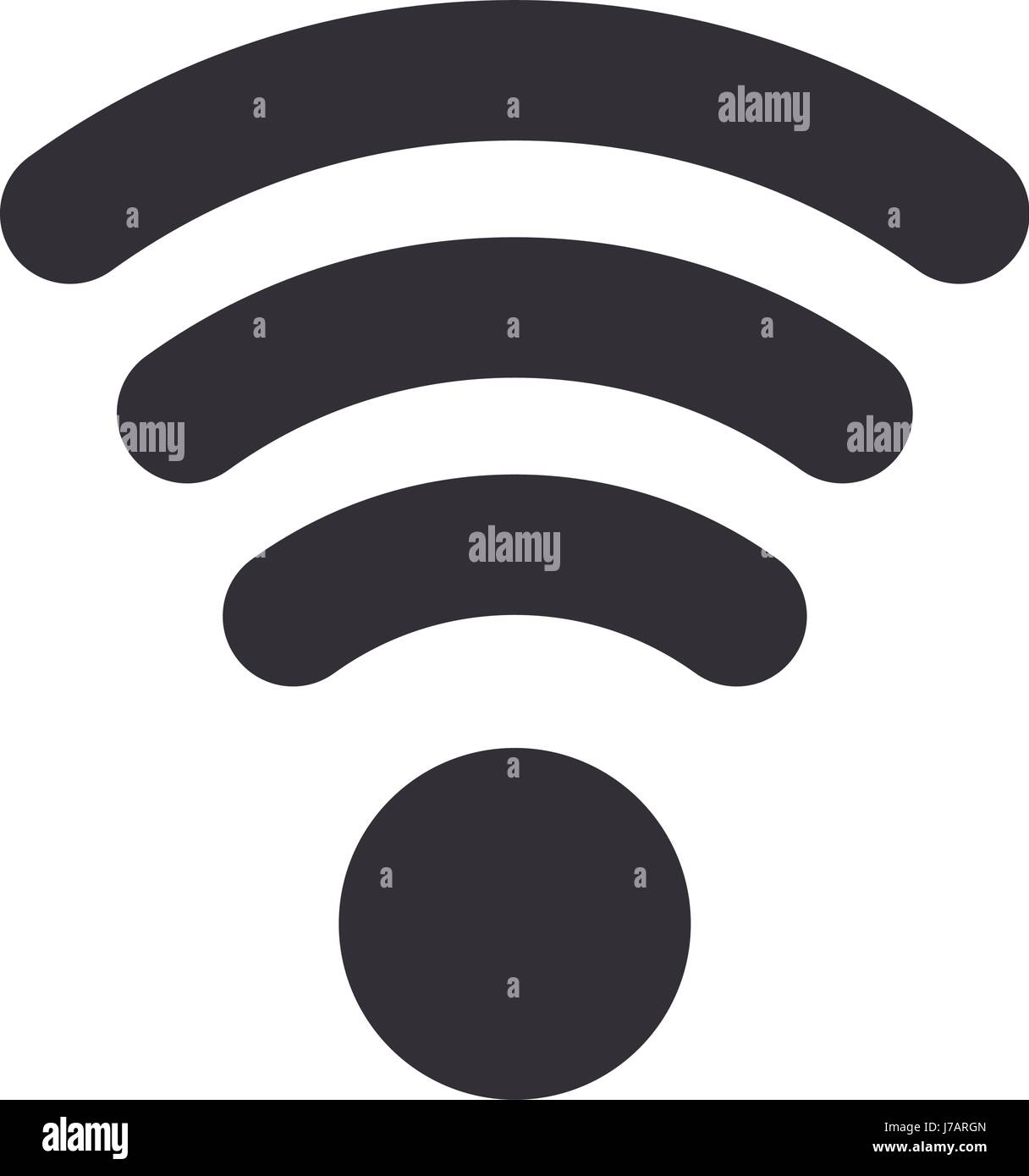 black wifi symbol icon design Stock Vector Image & Art - Alamy