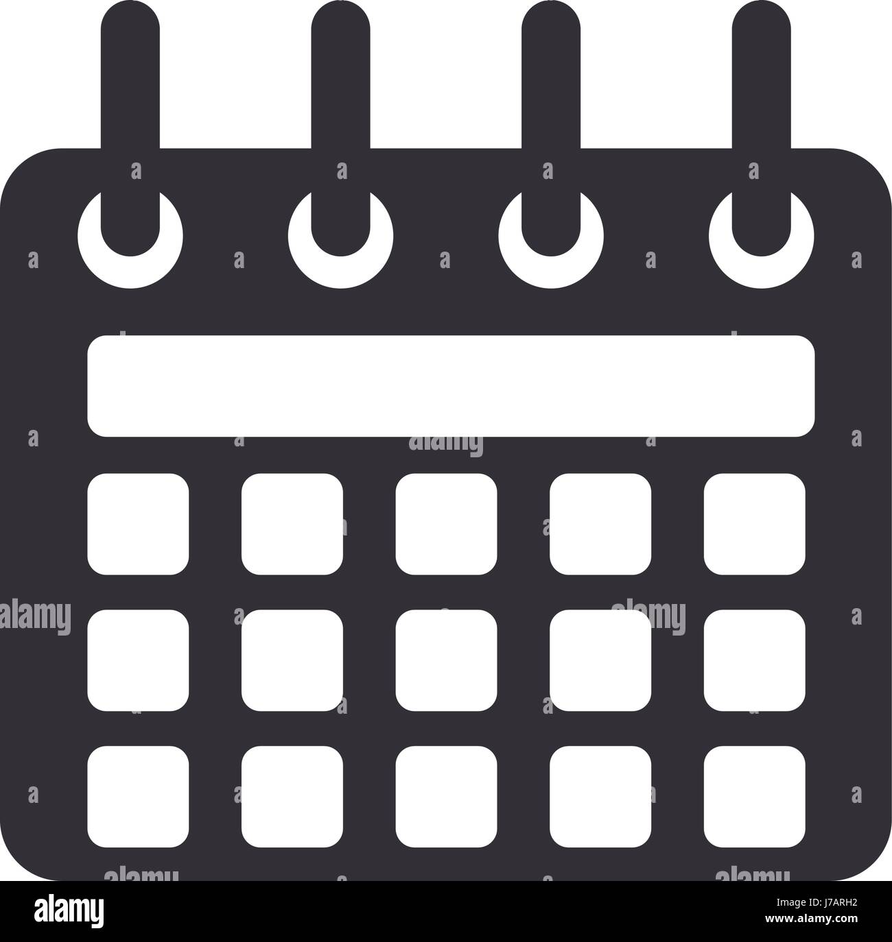 black calendar symbol icon design Stock Vector Image & Art - Alamy