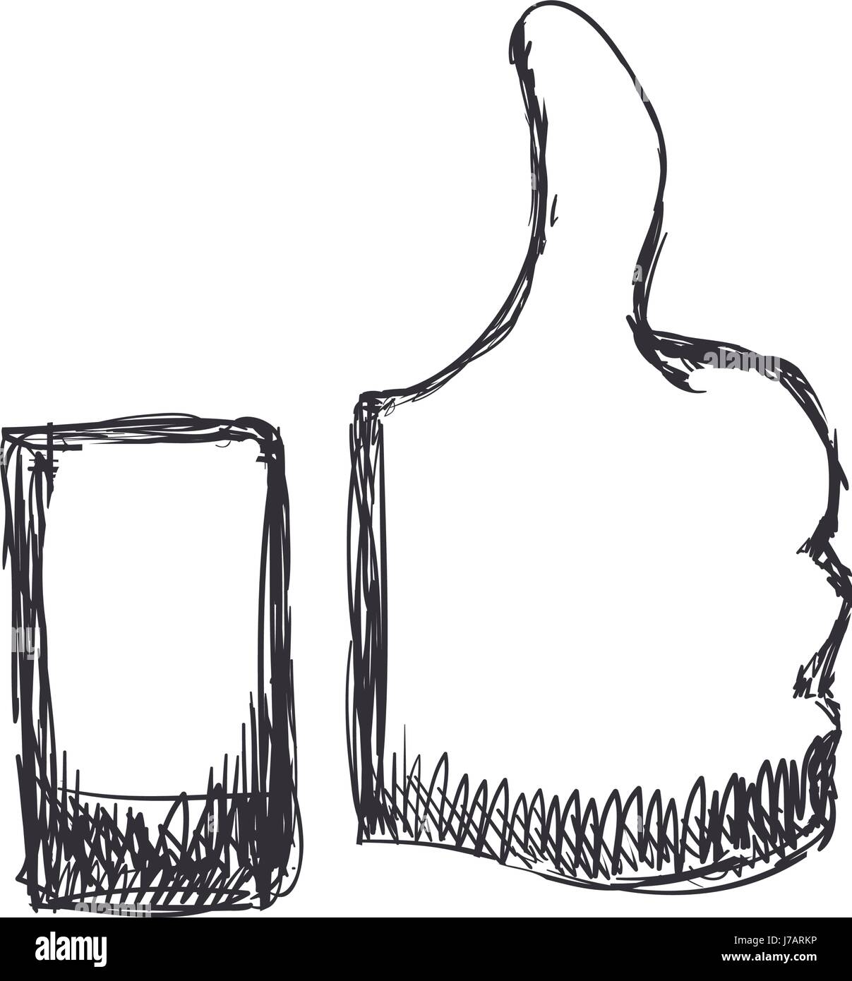 figure hand with all good symbol Stock Vector Image & Art - Alamy