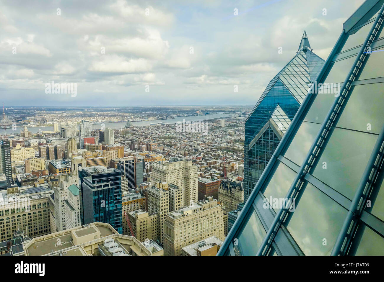 Aerial view over the city of Philadelphia - PHILADELPHIA - PENNSYLVANIA ...