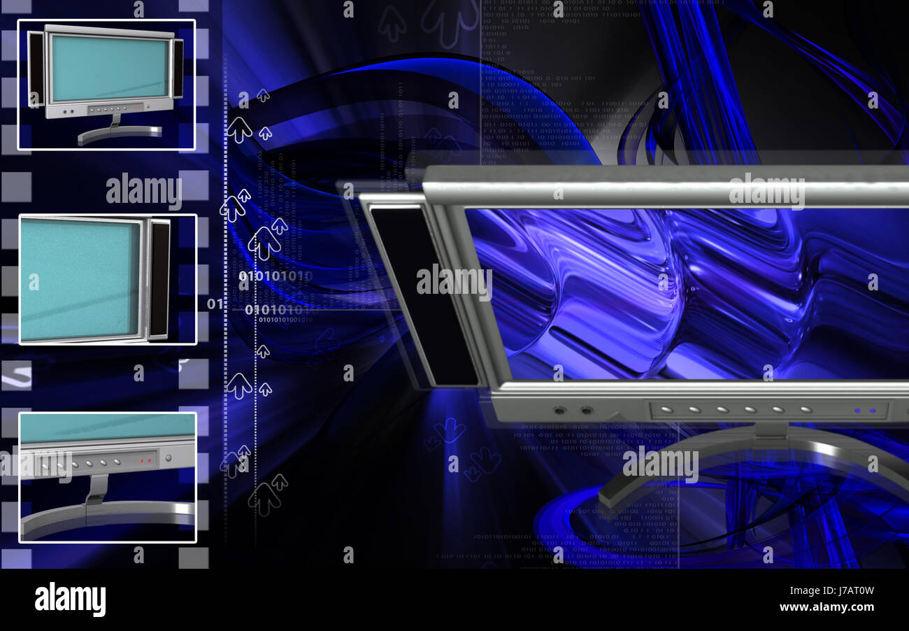 blue program graphics colour three-dimensional communication ...