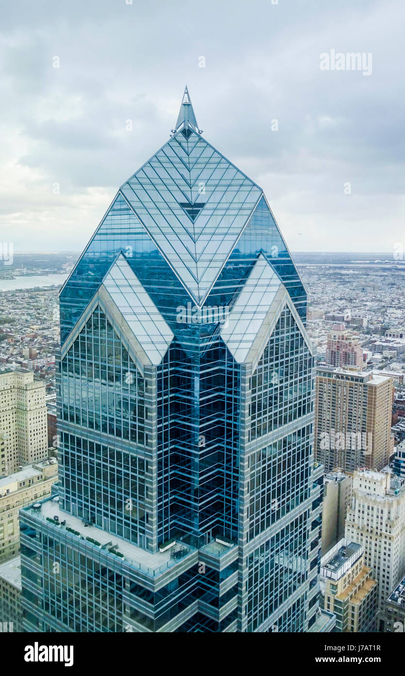 Two Liberty Tower in Philadelphia - aerial view - PHILADELPHIA ...